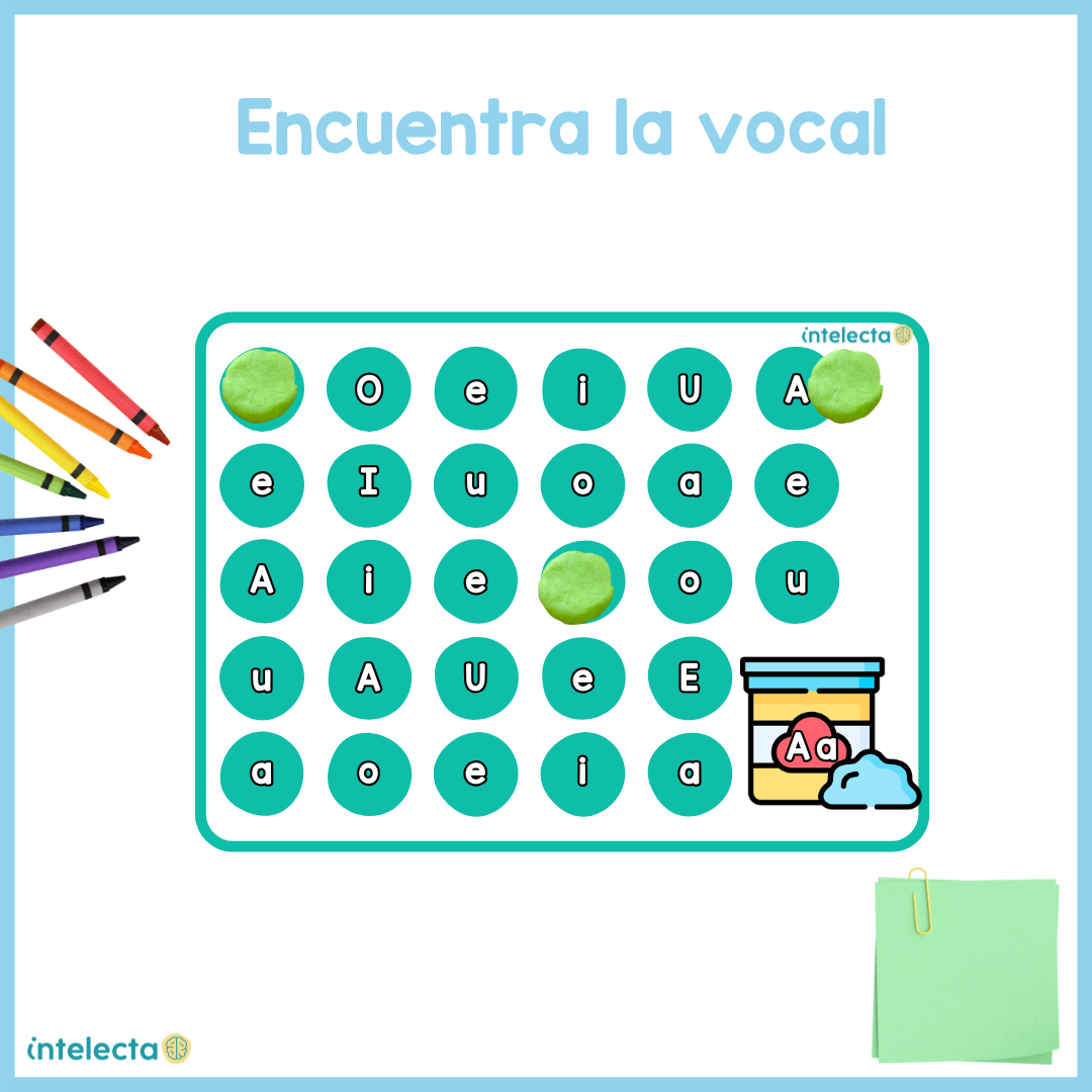 Vocales play doh – Intelecta