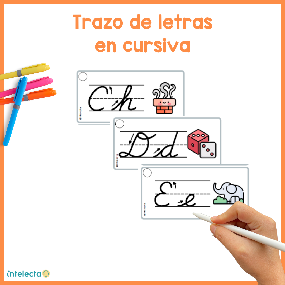 Trazo de letras en cursiva – Intelecta
