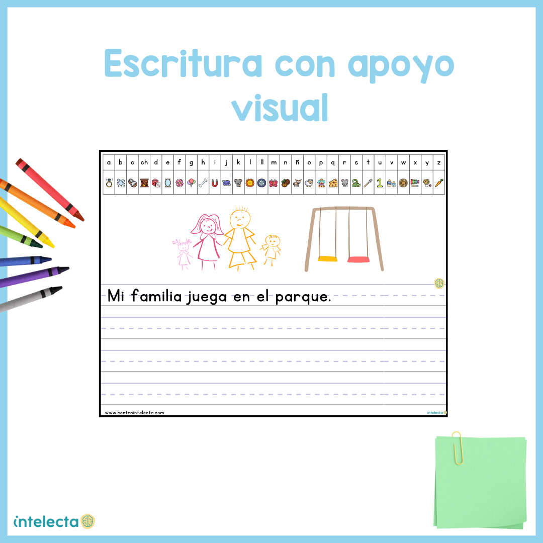 Escritura con apoyo visual – Intelecta